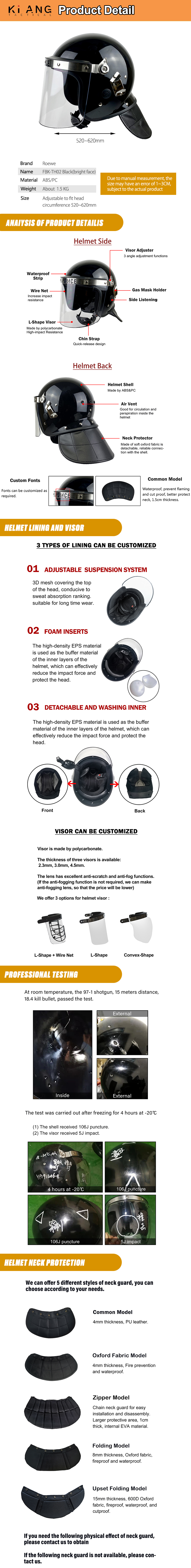 Top Police Anti Riot Helmet With Visor Manufacturer
